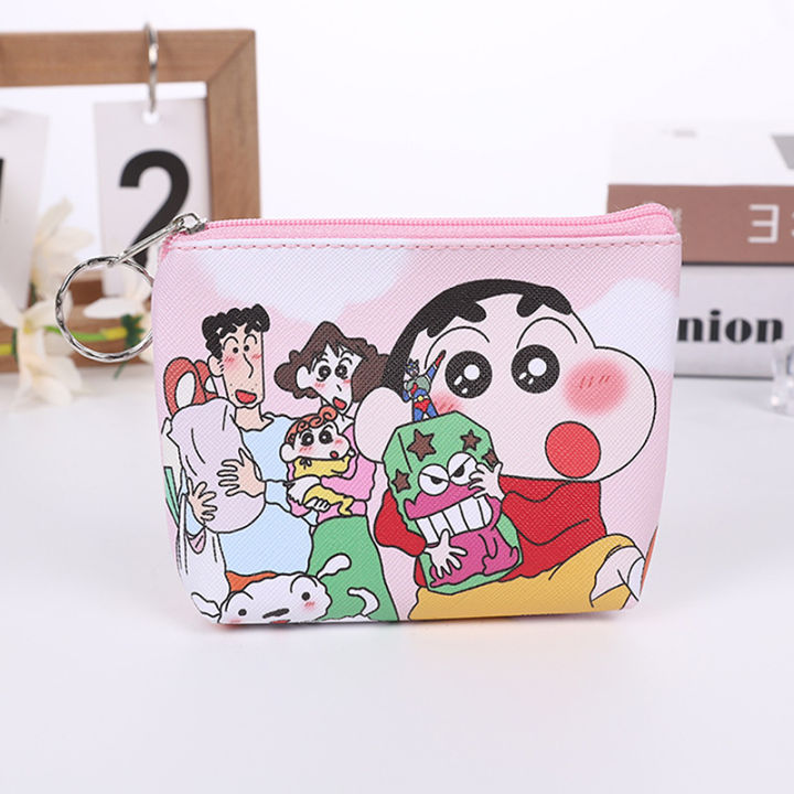 Crayon Shinchan Coin Purse Cute Anime Student Wallet Cartoon Travel ...