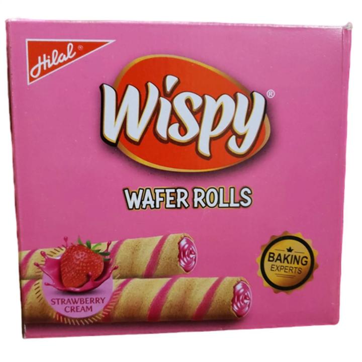 Wispy Wafer Rolls Strawberry Cream (24 PCS BOX) | Daraz.pk