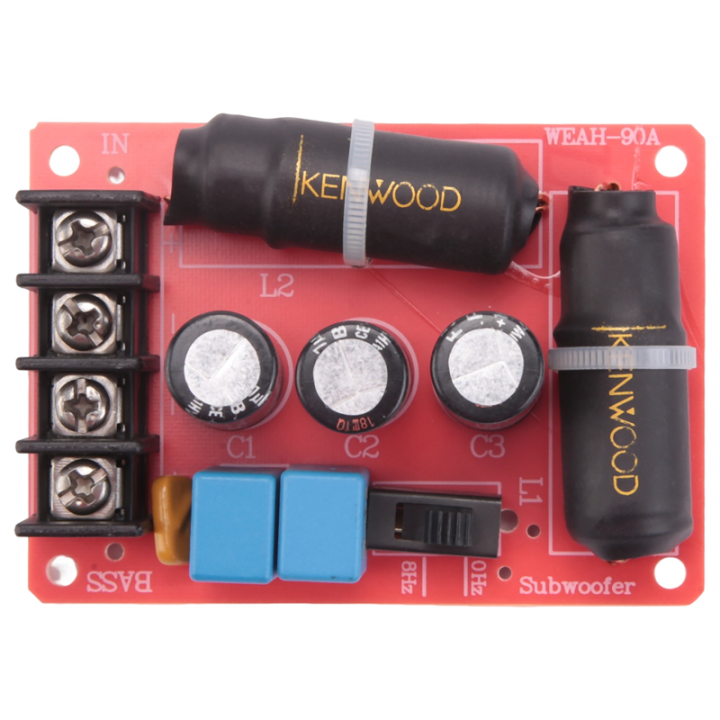 1200 Watt Stereo System 2PCS 300W Subwoofer Crossover 4-10inch Passive ...