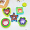 Z.M. Plastic Cookie Biscuit Cutter Star Frill Flower Fondant Pastry DIY ...