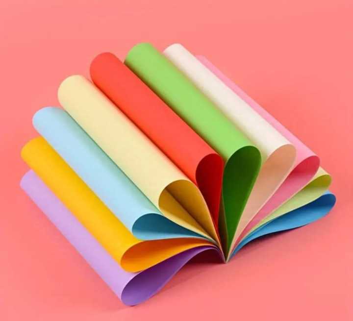 Color Paper - 100 Sheets - Multi Color - A4 Size | Daraz.pk