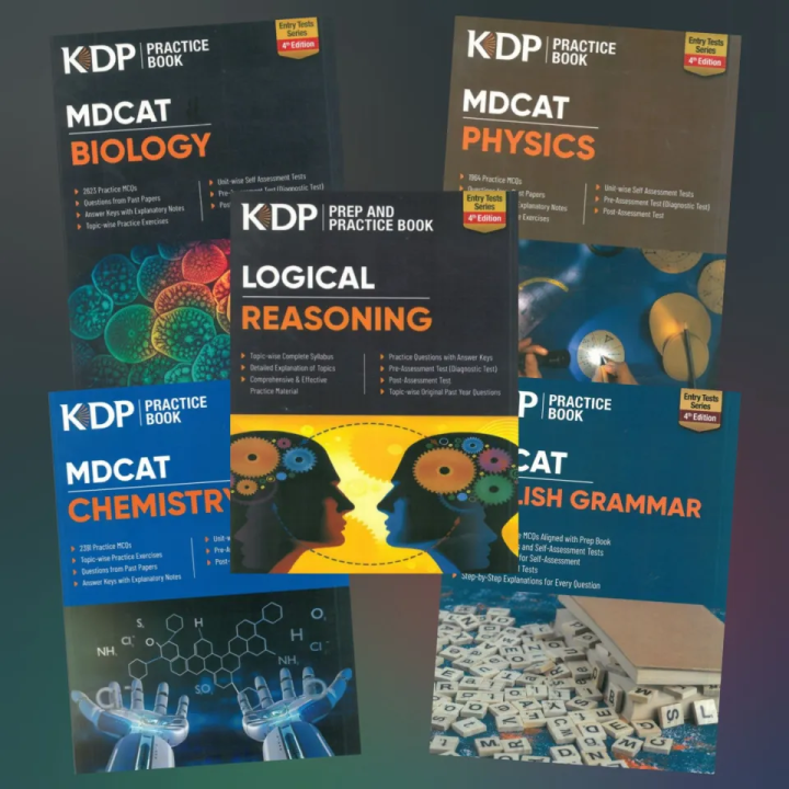 Set of 5 Practice books: Kips MDCAT Practice books set 2025 Edition ...
