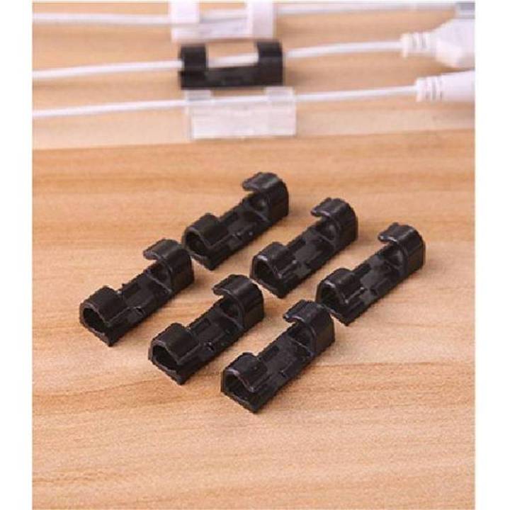 20 pcs Self-Adhesive Smart Cable Clamp Clips Sticky ABS wire Organizer ...