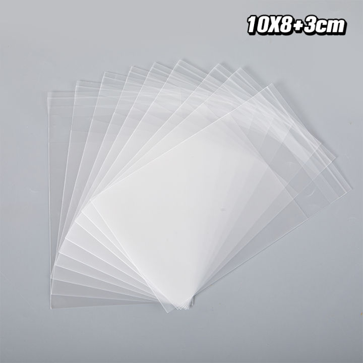 50PCS Frosted Transparent Card Sleeve Storage Bag Card Photo Protector ...