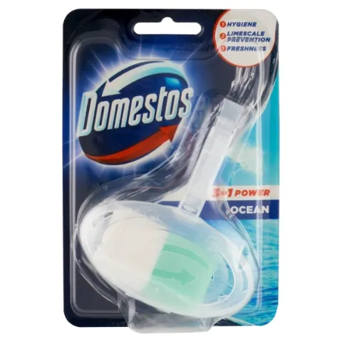 Domestos Three In One Power Ocean Toilet Block | Blue water fresh scent ...