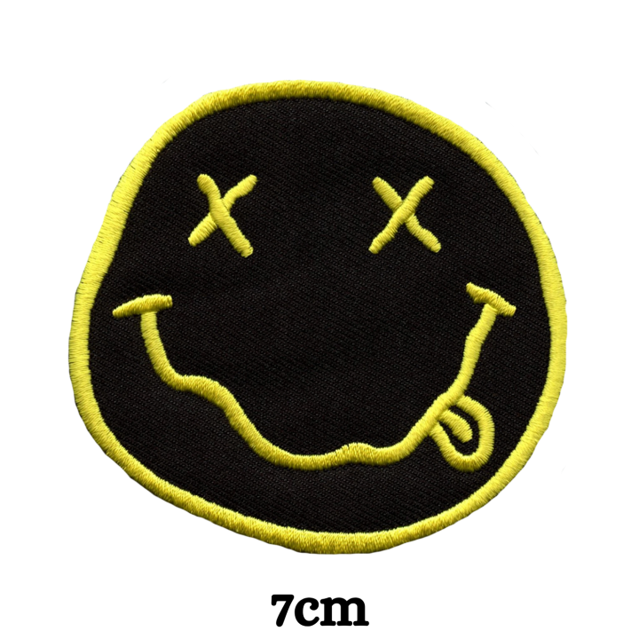 Nirvana Patch Embroidered Iron-On Patch Easy to Apply Perfect for ...