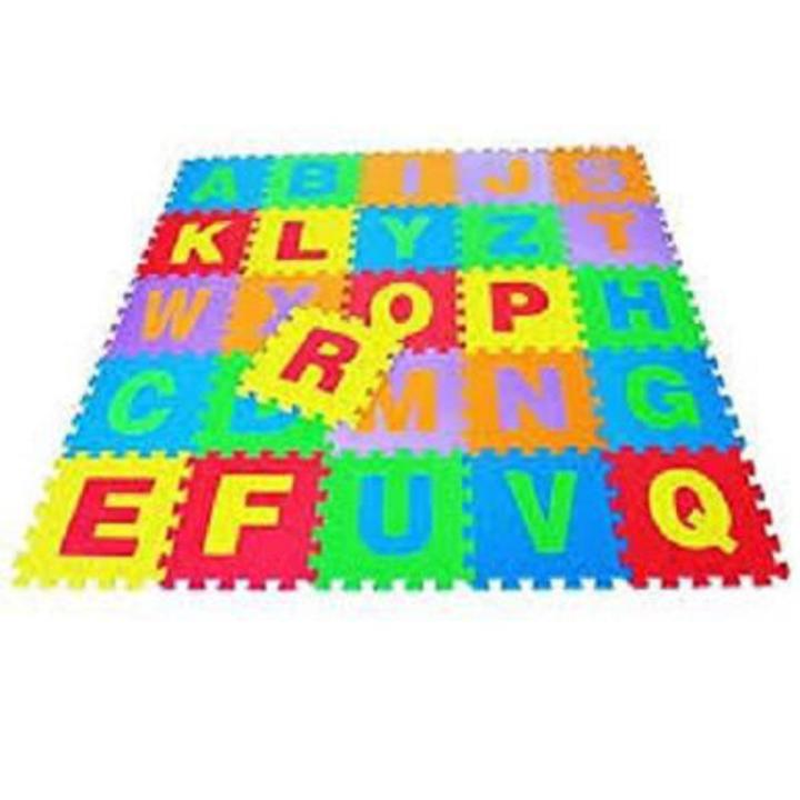EXTRA LARGE ABC MAT 26 PIECES 30X30 CM FOR EARLY LEARNING AND KIDS ...