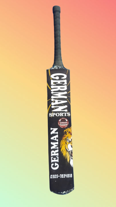 German Tape Ball Cricket bat, Full Cane Handle Bat, Coconut Bat ...