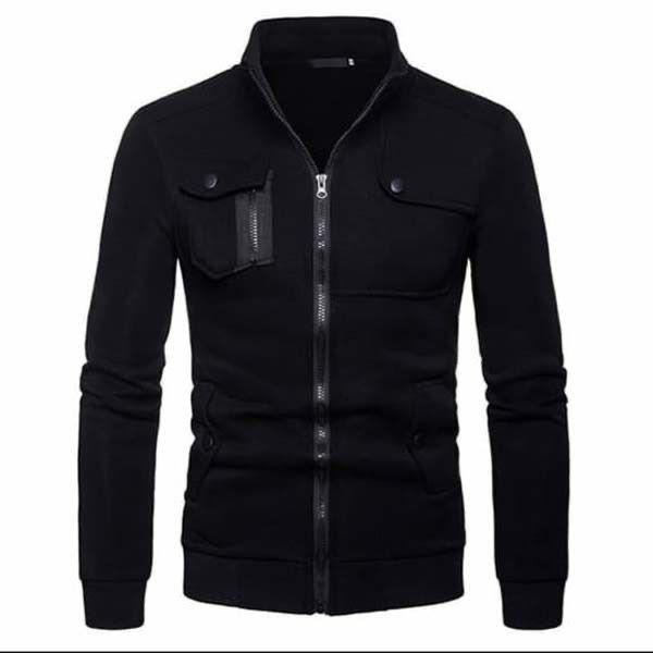 Fashion Shashka - Men's Patch work jacket with front pocket style ...