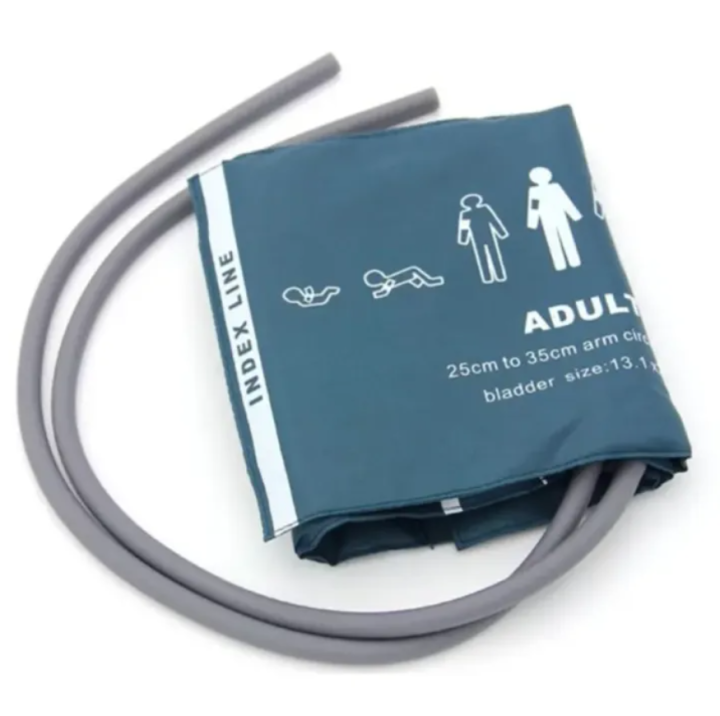 Portable Arm manual Blood Pressure Monitor Cuff Dual tube Tonometer ...
