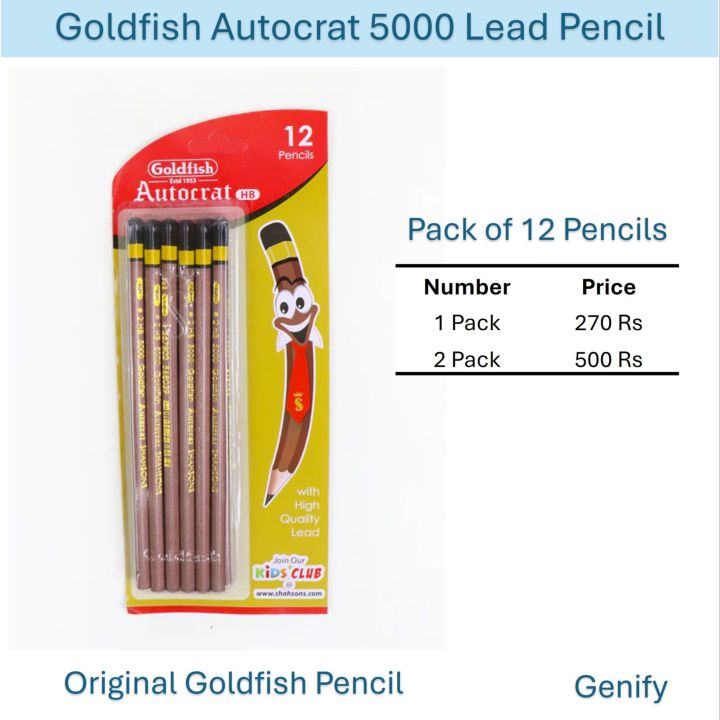 Goldfish Autocrat Lead (Led) Pencil Model 5000 – Premium Quality ...