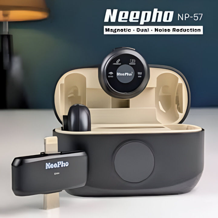 NeePho NP-57 Collar Clip Button Microphone | Daraz.pk