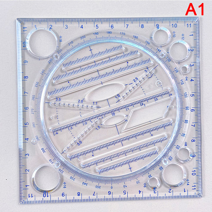 Angle Geometric Drawing Template Circle Maker Drawing Ruler ...