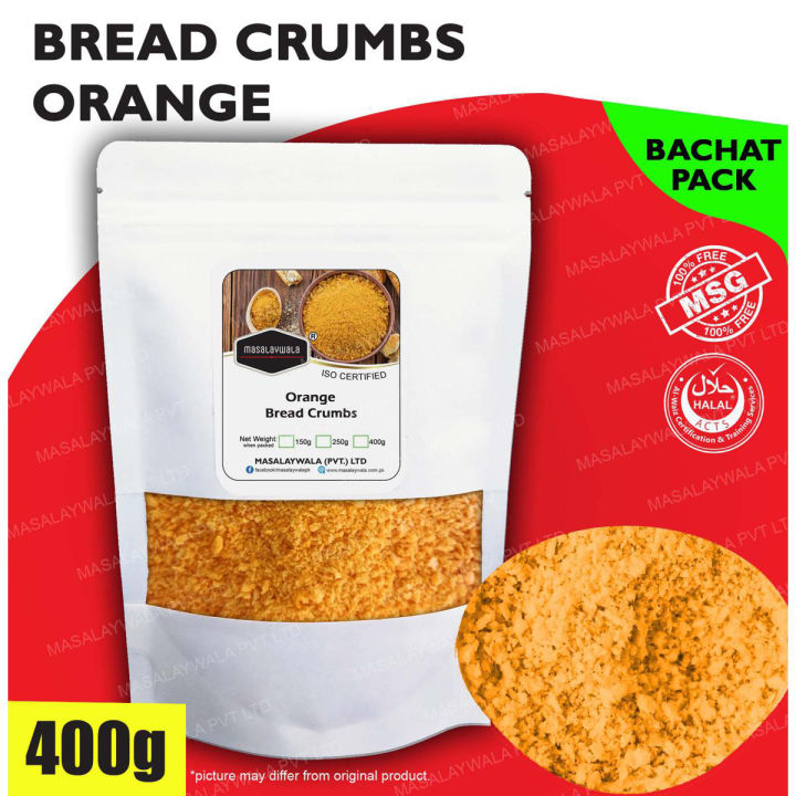 Bread Crumbs Orange (Fresh & Crispy Coating) 400g | Daraz.pk