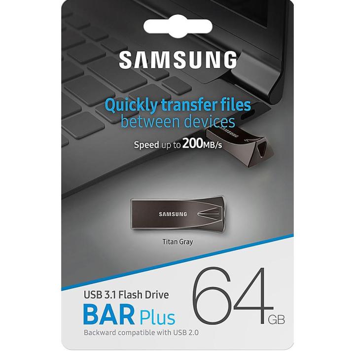 Samsung 64GB , 32GB , 16GB , 8GB Flash Drive USB in Black color (+Type ...