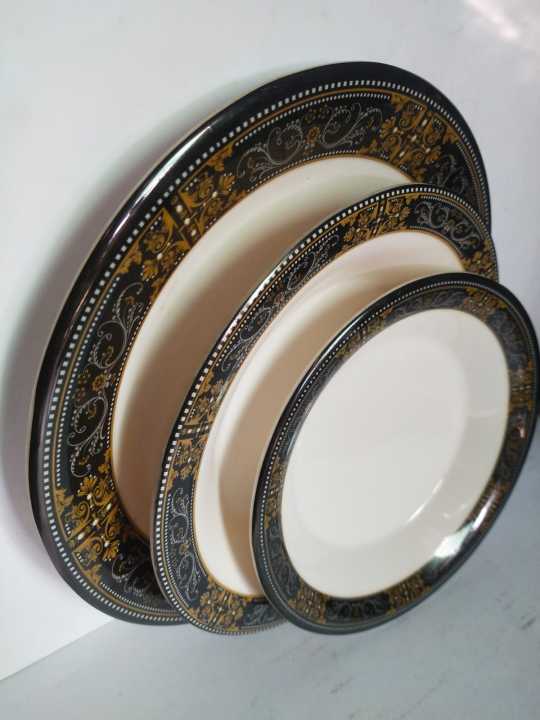 Double Glaze Melamine Plates Set 6 pcs , Kitchen Dinner Set Plates ...