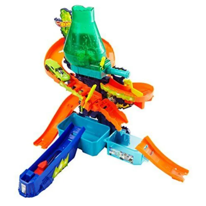 Hot Wheels Shifters Color Splash Cars Science Lab Playset for Kids ...