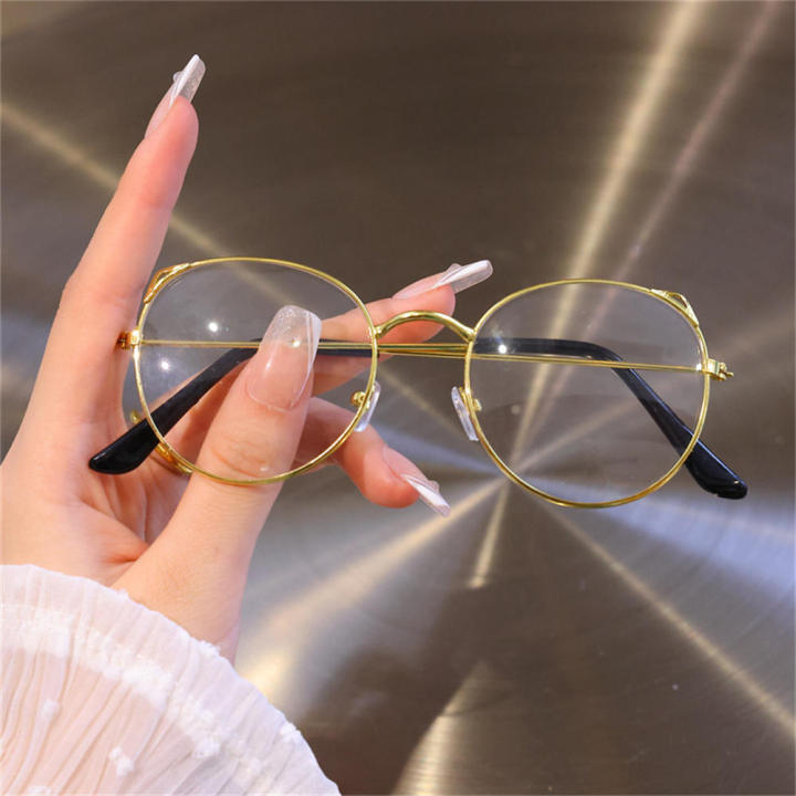 Uv400 Ear Metal Anti-Blue Light Glasses Metal Uv400 Shades Flat Mirror ...