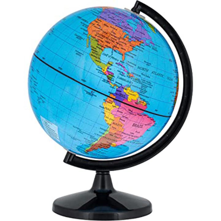 Z.M World Globe Earth Teaching Geography Map Home Office School Table ...