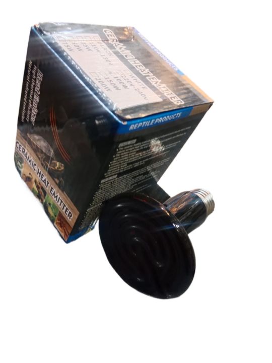 25W/50W/75W/100W E27 Far-Infrared Ceramic Pet Heating Lamp Lizard ...