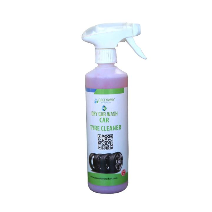 GREENWAY DRY CAR WASH TYRE CLEANER 500ML | Daraz.pk