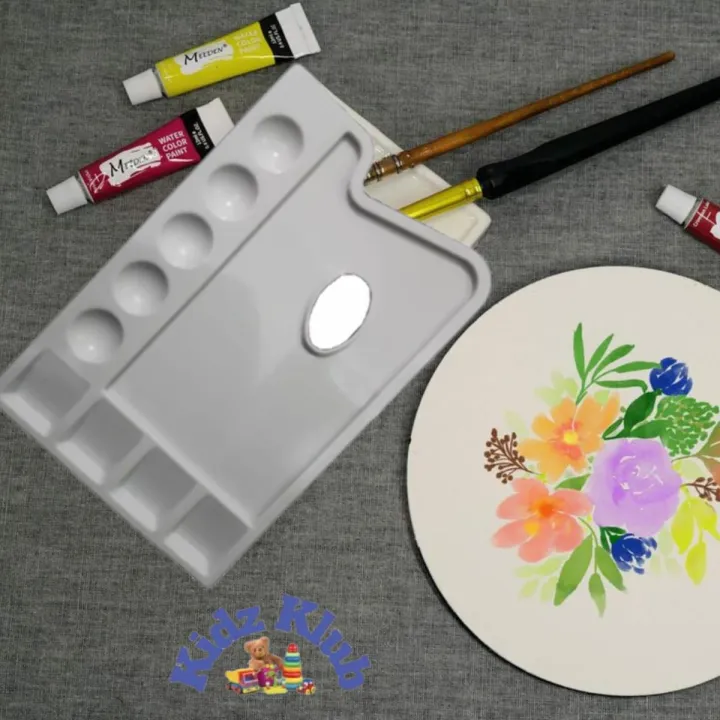 Art Palette Color Mixing Rectangle Shape 9.5 inches x 6.4 inches ...