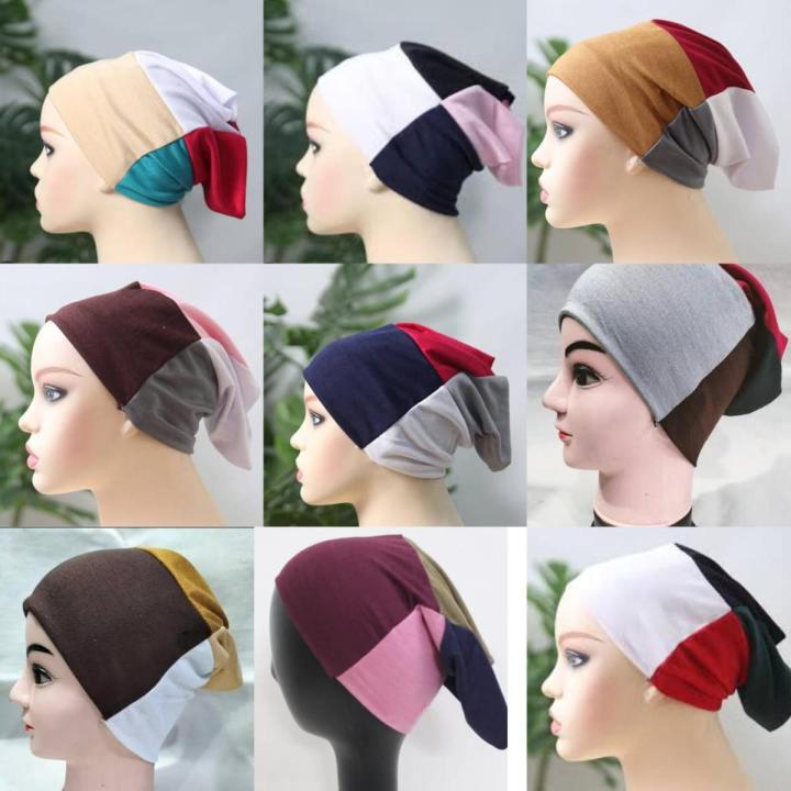Hijab Tube Cap Under Scarf Hijab Cap-Head Cover Inner Caps Women Muslim ...