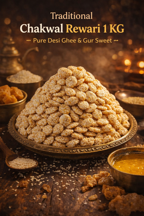 Premium Rewari 1 KG – Traditional Chakwal Rewari Made with Desi Ghee ...