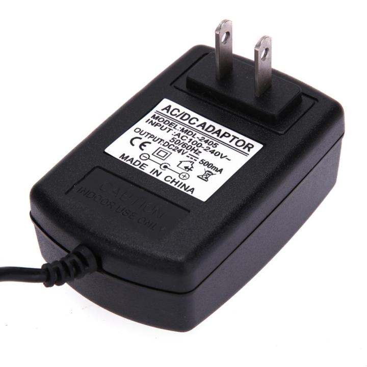 DC24V 0.5A Adapter AC 100V-240V to DC 24V Converter Power Supply ...