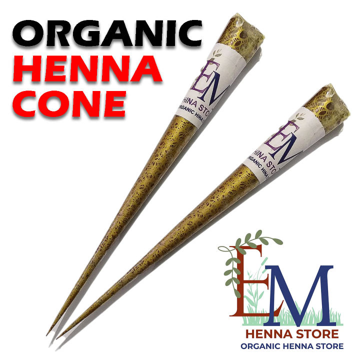 Pack of 2 ORGANIC BRIDAL CONES HENNA | NO CHEMICALS USED | BEST FOR ...