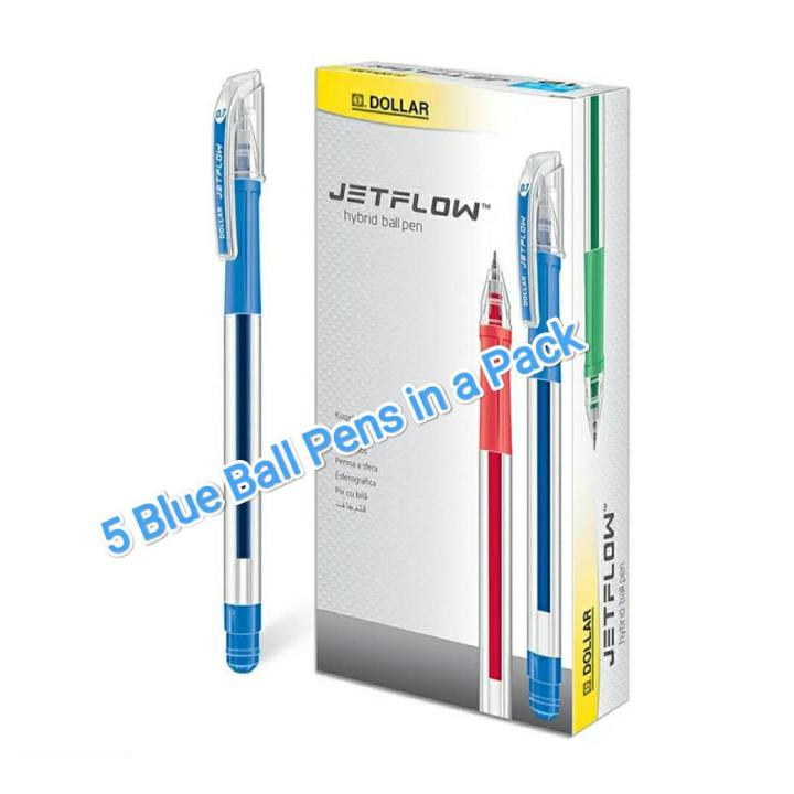 Jetflow Ball Pen- 5 Ball Pens in a Pack. | Daraz.pk