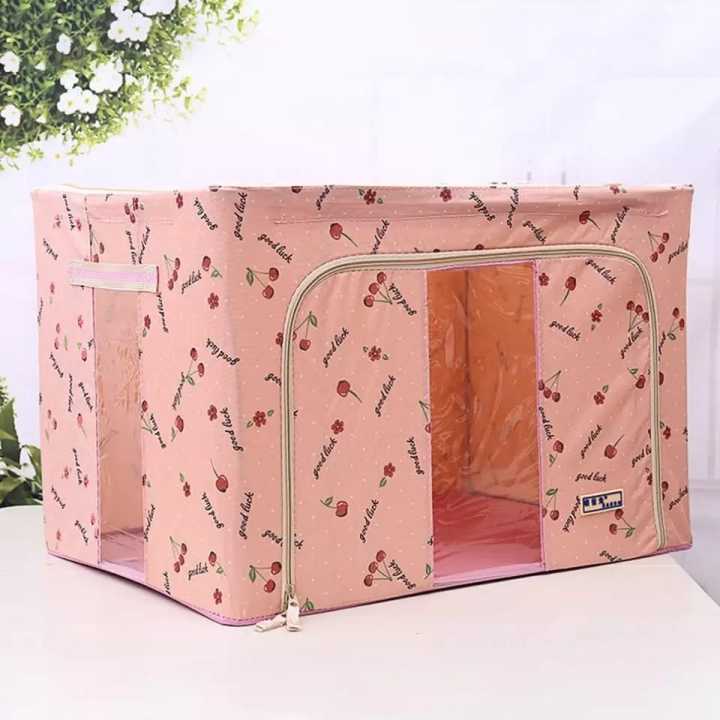 Imported Jumbo Saree/Lehenga/Woolens Storage Box (66 Liters) Foldable ...