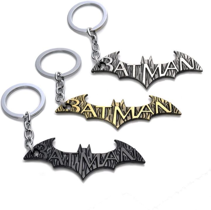 Batman Logo Metal Keychain / Bat logo Car Key chain - Silver | Daraz.pk
