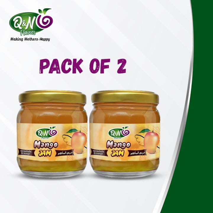 Q&N FLAVORS MANGO JAM 200GM (PACK OF 2) | Daraz.pk