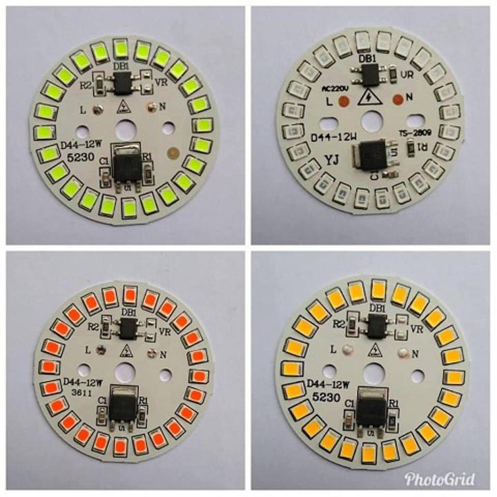 4 in 1 Combo Deal 12w LED chip Direct 220v Color: RED,Blue,Green,Golden ...