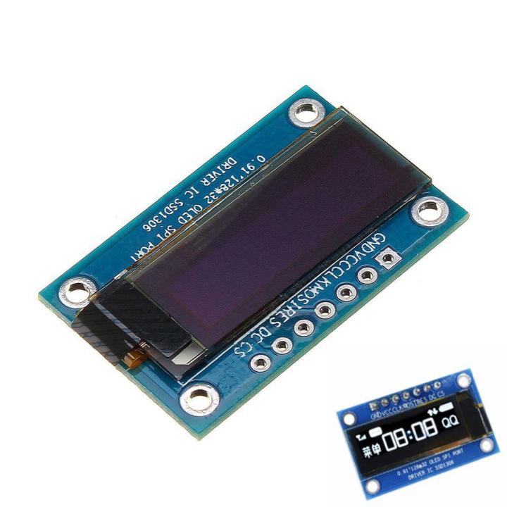 0.91 Tools DIY Inch 128x32 SPI Port OLED LCD Display Screen Module ...
