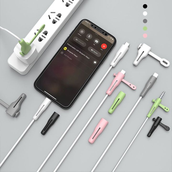 Accessories Cord Saver Protective Cable Protector Soft Silicone Cover ...