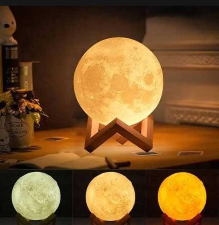 Salt Lump LED Moon Light Lamp Lunar Light Lamp Study Lamp Bedroom Led ...