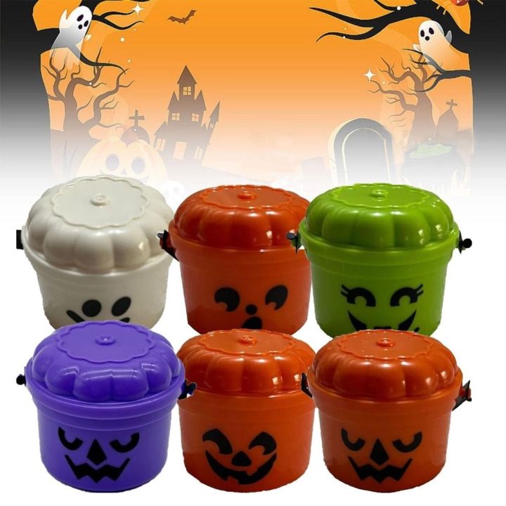 Novelty Spooky Demon Halloween Mini Boo Bucket With Handles Party ...