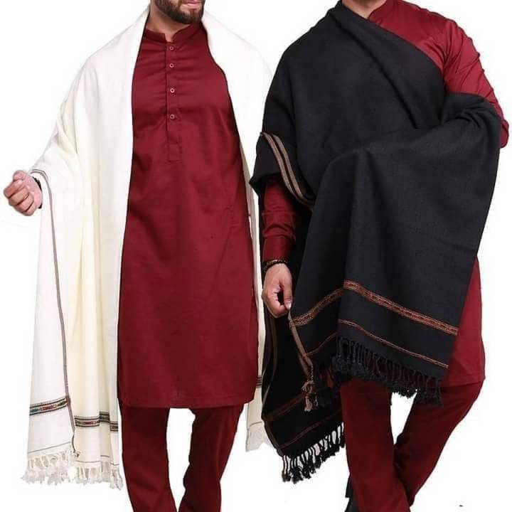 Baghdadi Iraqi Style 4 Border Chadder / Shawl / Dastaar For Men | Daraz.pk