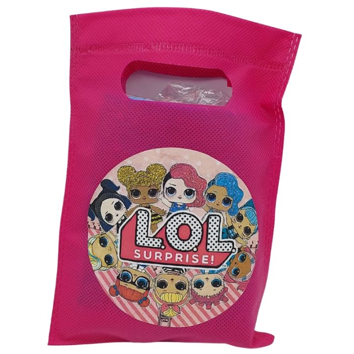 LOL Surprise Goody Bags - 8 x 6 Inch - Fabric Gift Bags - LOL Surprise ...