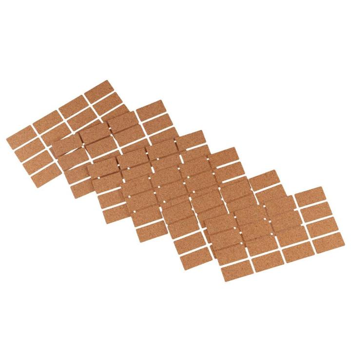 36/96pcs Kitchen Supplies Self-adhesive Cork Wooden Labels Stickers ...