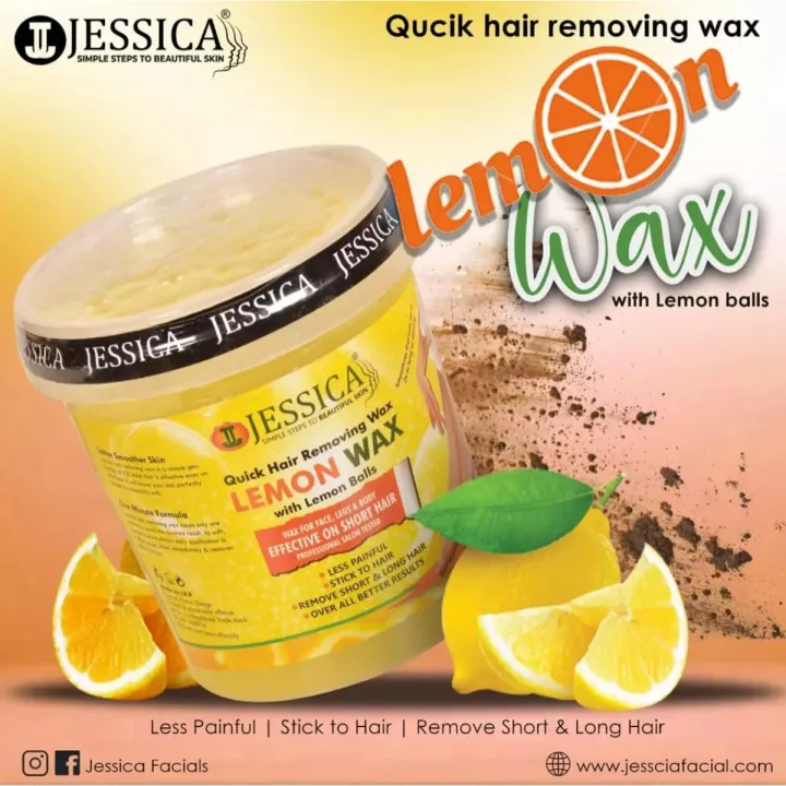 Jessica Lemon Hair Removing Strip Wax Full Body - 1000gm | Daraz.pk