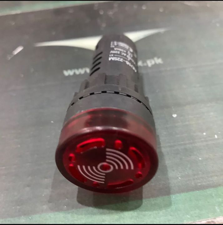 AD16-22SM Flash LED Alarm Buzzer led Indicator Light Signal Lamp DC / AC 220V 22mm | Daraz.pk