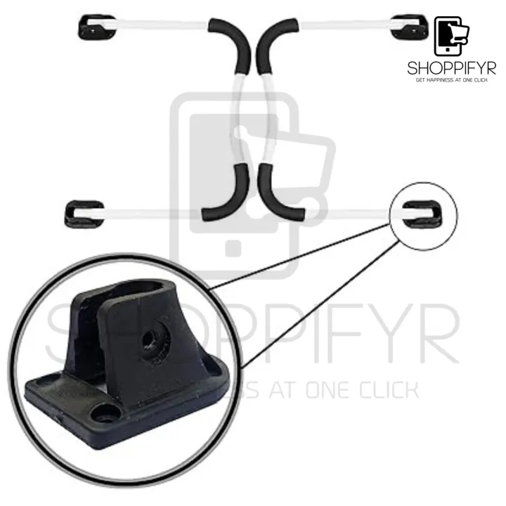 SHOPPIFYR | Laptop Table Hinges – Heavy Duty Folding Hinges for Bed ...