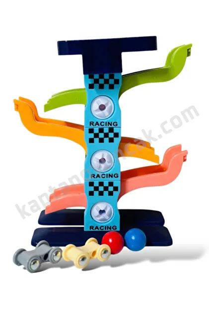 DIY Paradise Ramp Racing Track Game Set with 2 Mini Cars Inspire the ...