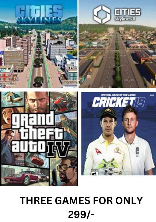 ANY 3 GAMES PACK OF YOUR CHOICE - GAME FOR PC (GOOGLE DRIVE/ MEDIAFIRE ...