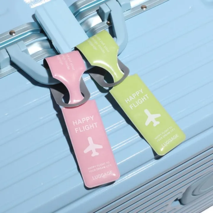 Fasion Boarding Pass PVC Luggage Tag Address Label Baggage Name Tags ...