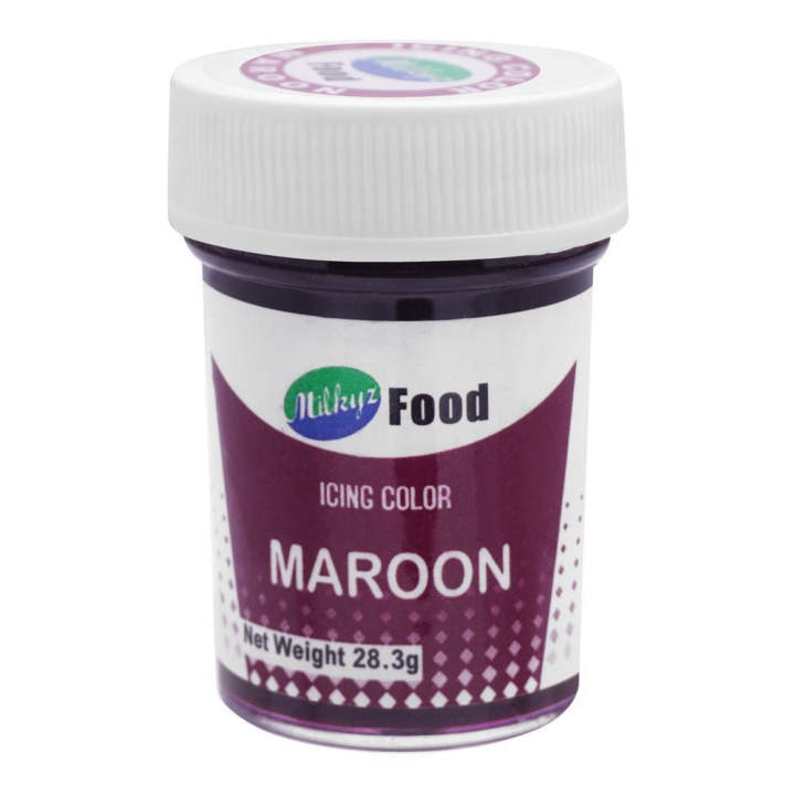Milkyz Food Gel Icing Color Maroon | Daraz.pk