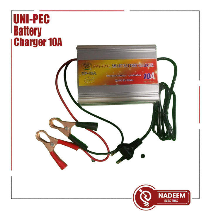 UNI-PEC Battery Charger 10A | All Digital Universal Battery Charger ...